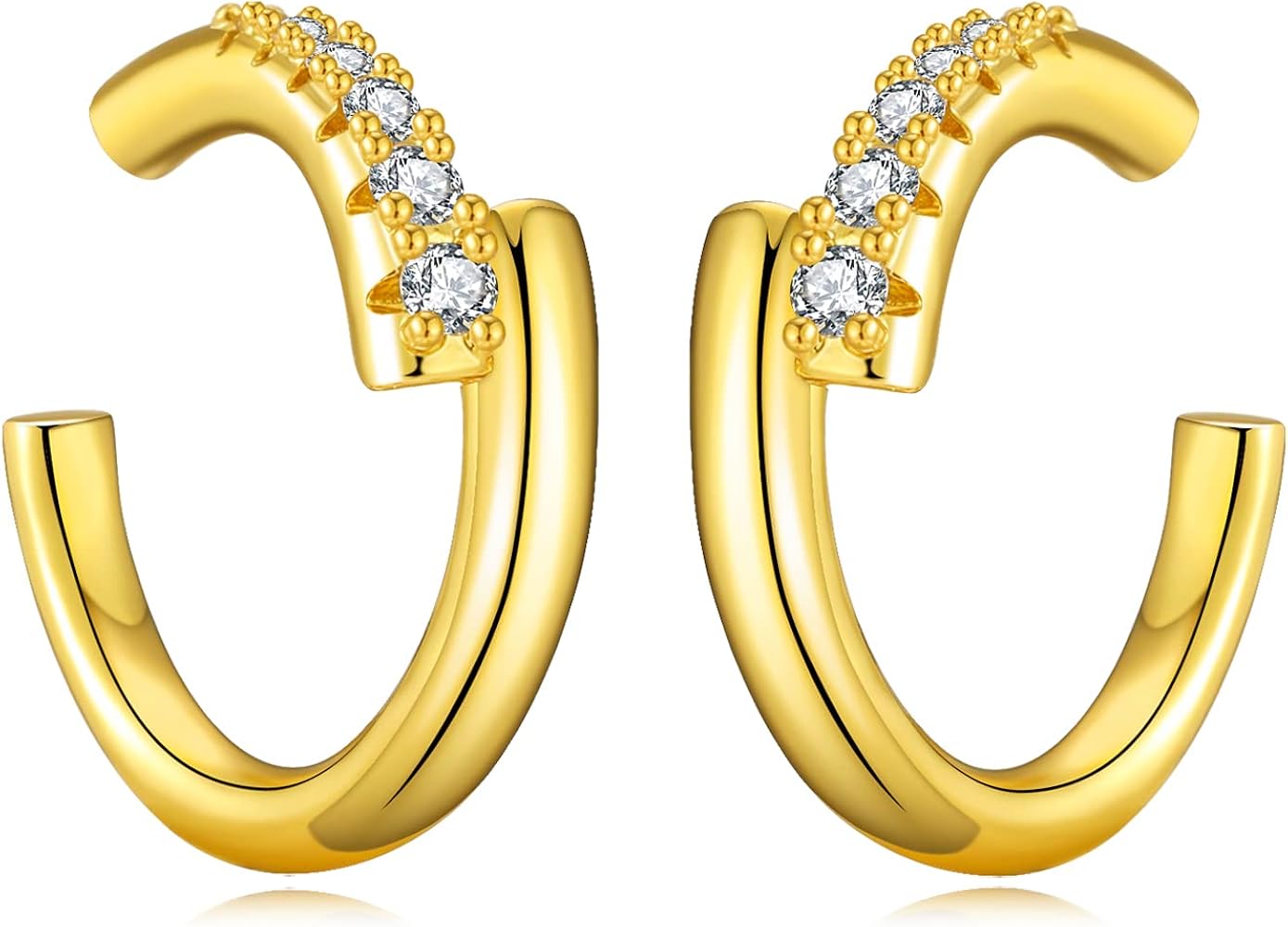 Existen aros para orejas sin perforar que sean cómodos y seguros