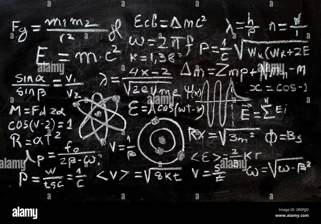 Qué fórmulas físicas esenciales incluye la hoja para el CBC